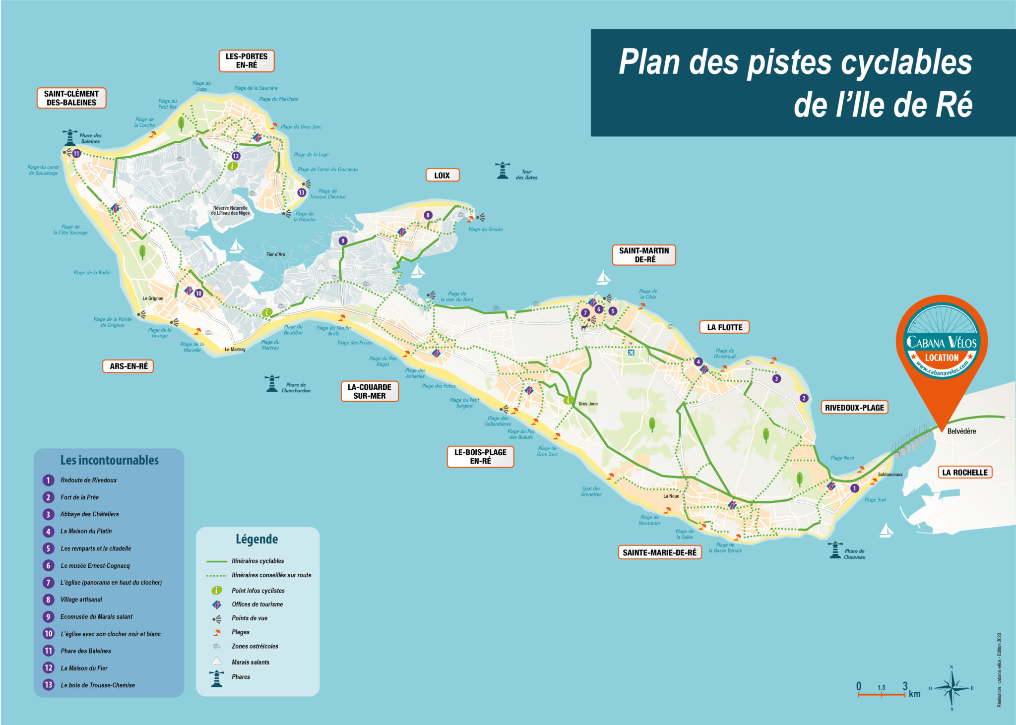 Les balades de Charente-Maritime - Cabana Vélos